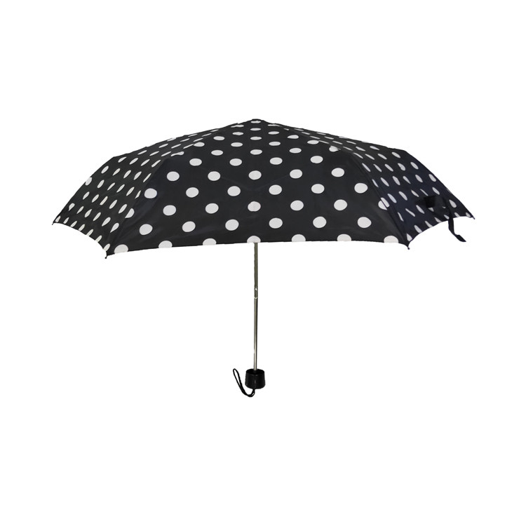 Custom Windproof Polyester Folding Umbrella with Metal Frame
