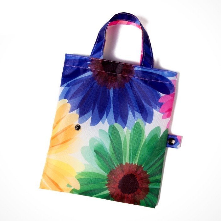 21" Foldable Travel Umbrella with Rubber Handle & Bag